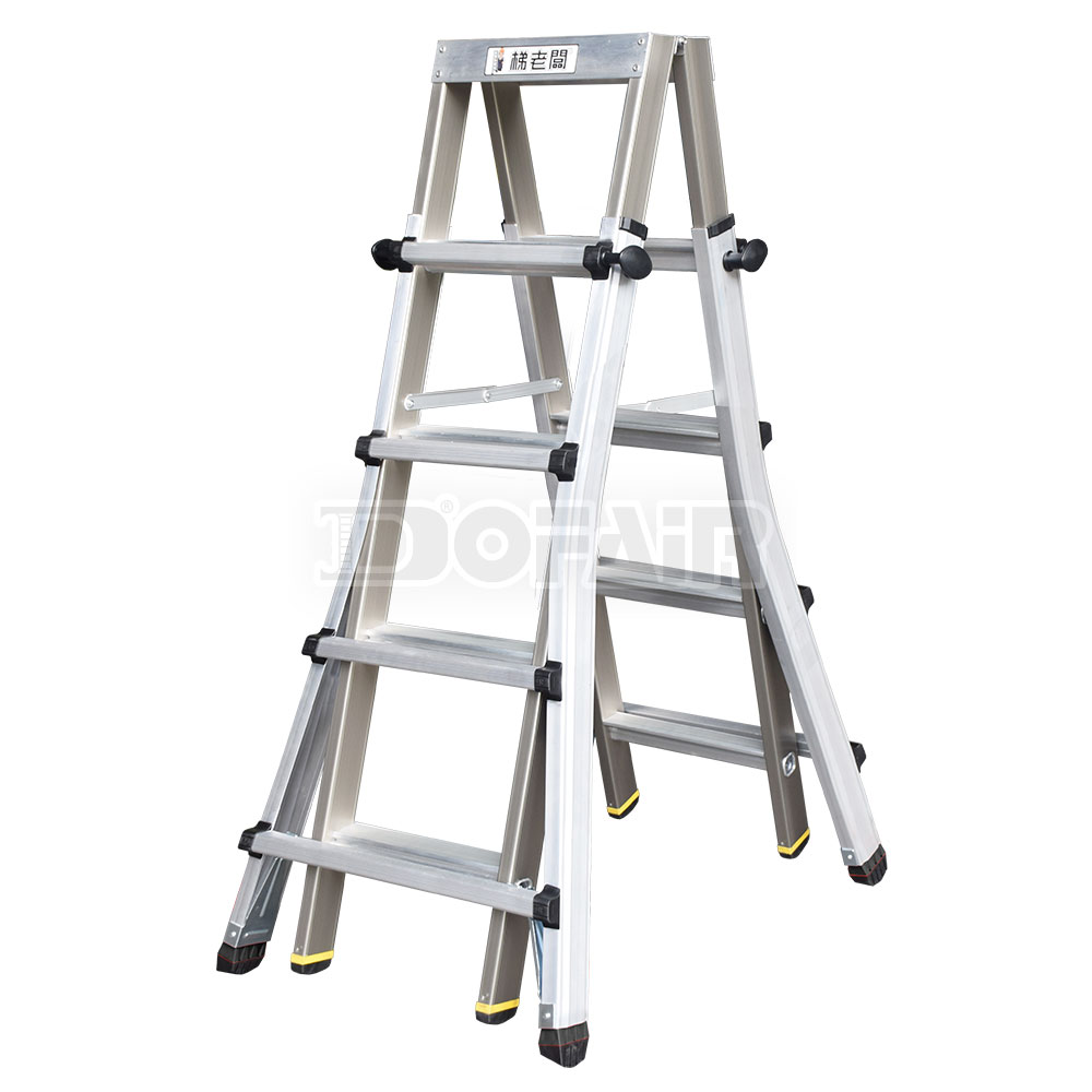 Telescopic Alu. Double-sided Rung-step Ladder(DFAT) - Dofair Co. Ltd