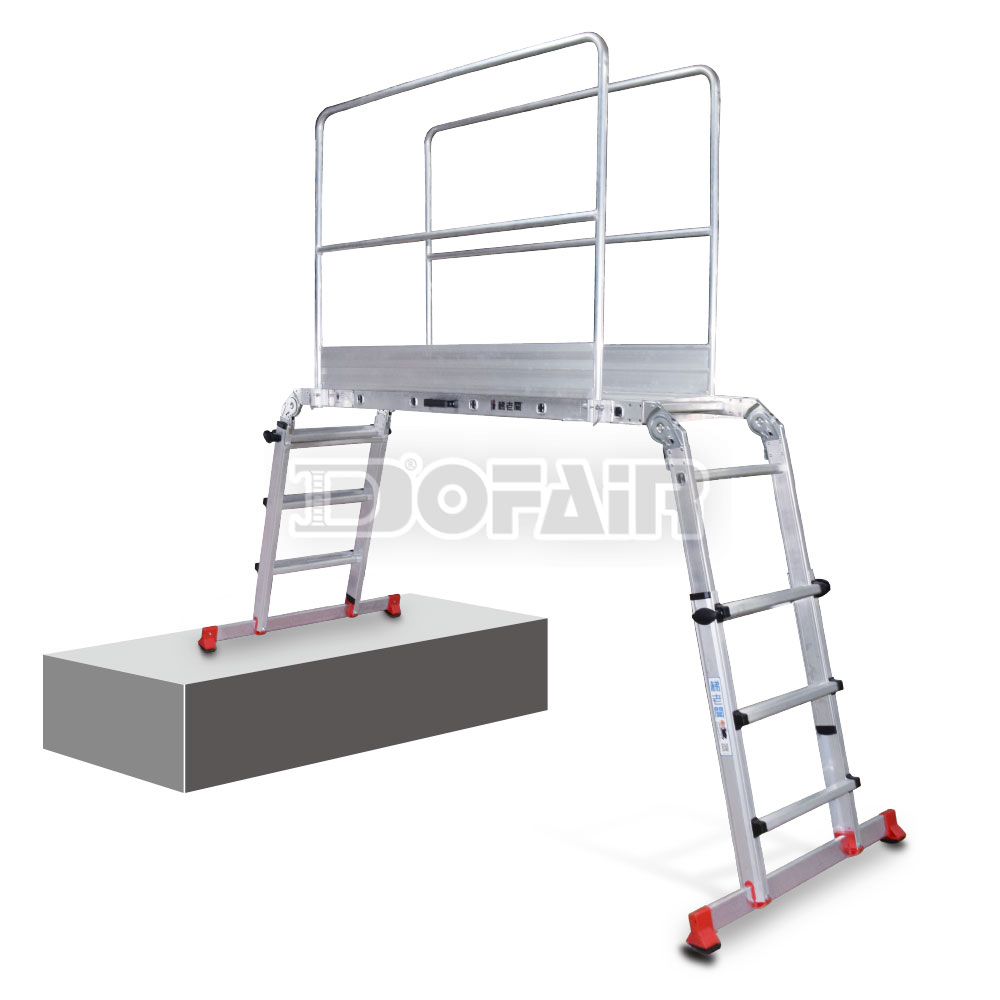 Telescopic Folding Platform Ladder(DF-AP) - Dofair Co. Ltd