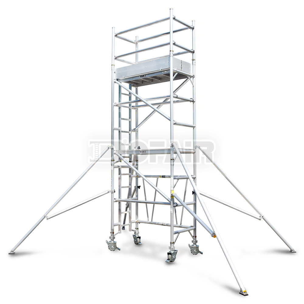 Aluminum foldable mobile tower(CY-075140) - Dofair Co. Ltd