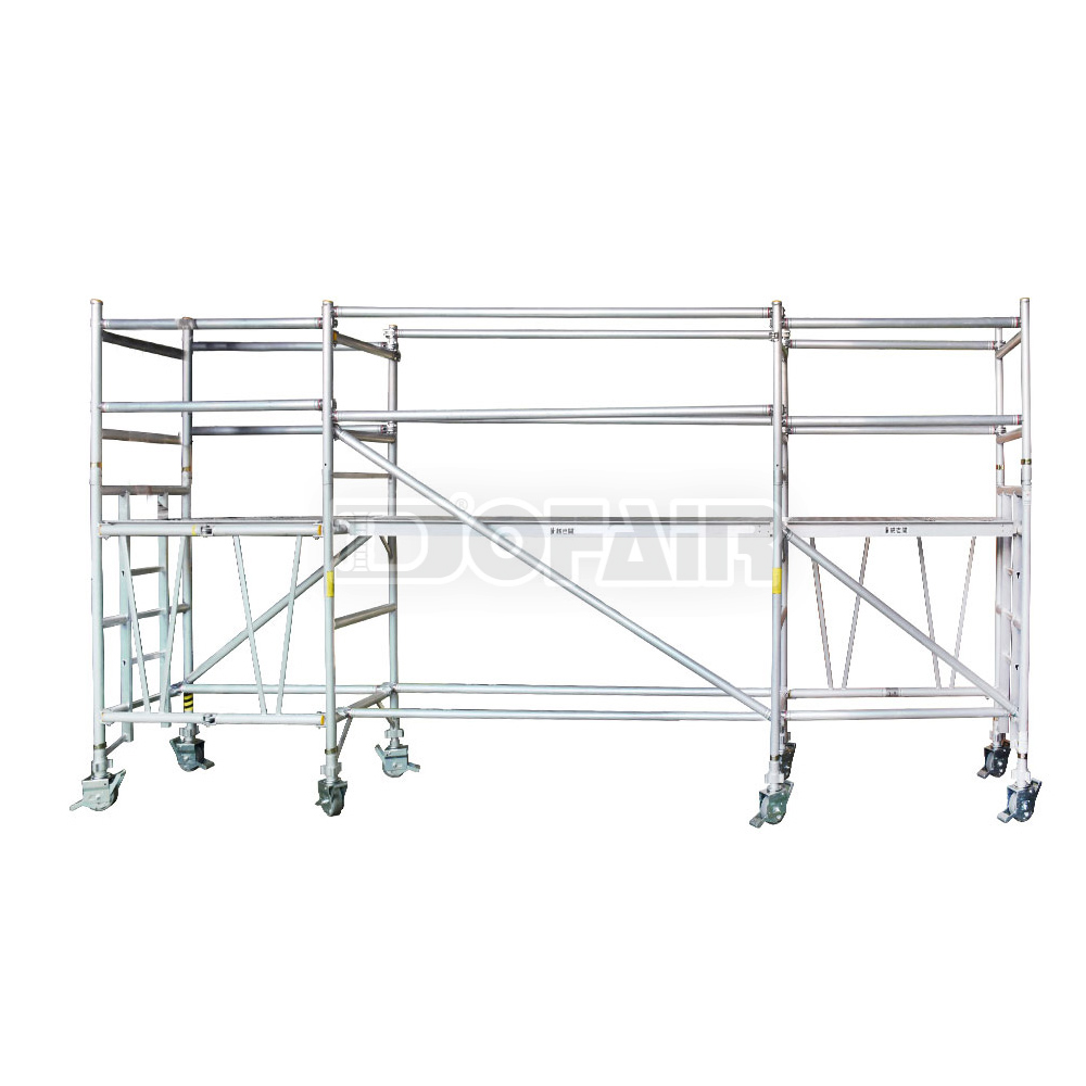 Aluminum foldable mobile tower(CY-075140) - Dofair Co. Ltd